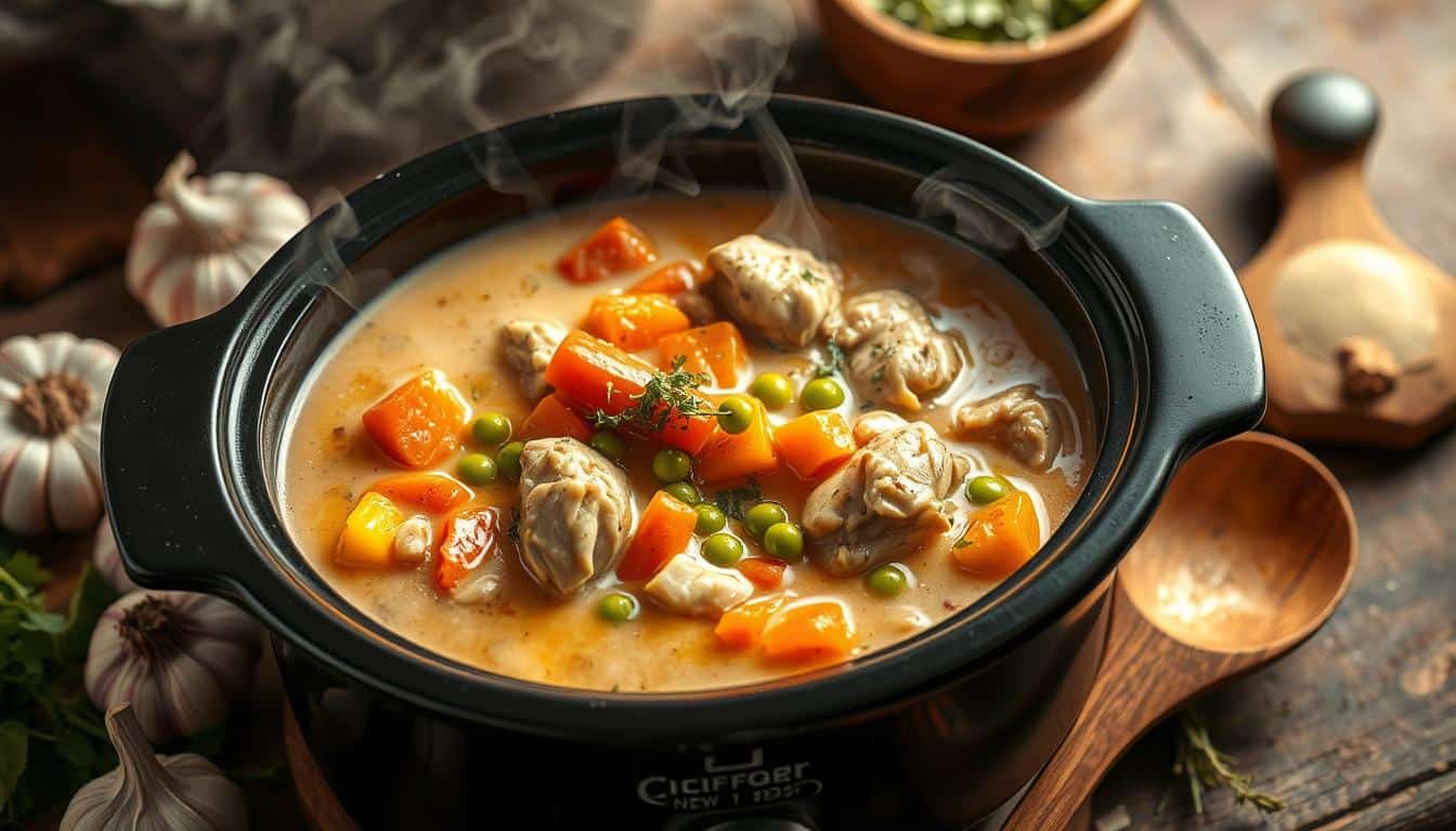 Crock Pot Creamy Chicken Stew Recipe