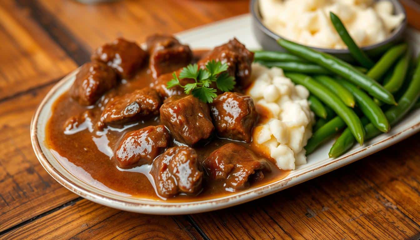 Easy Beef Tips and Gravy Recipe