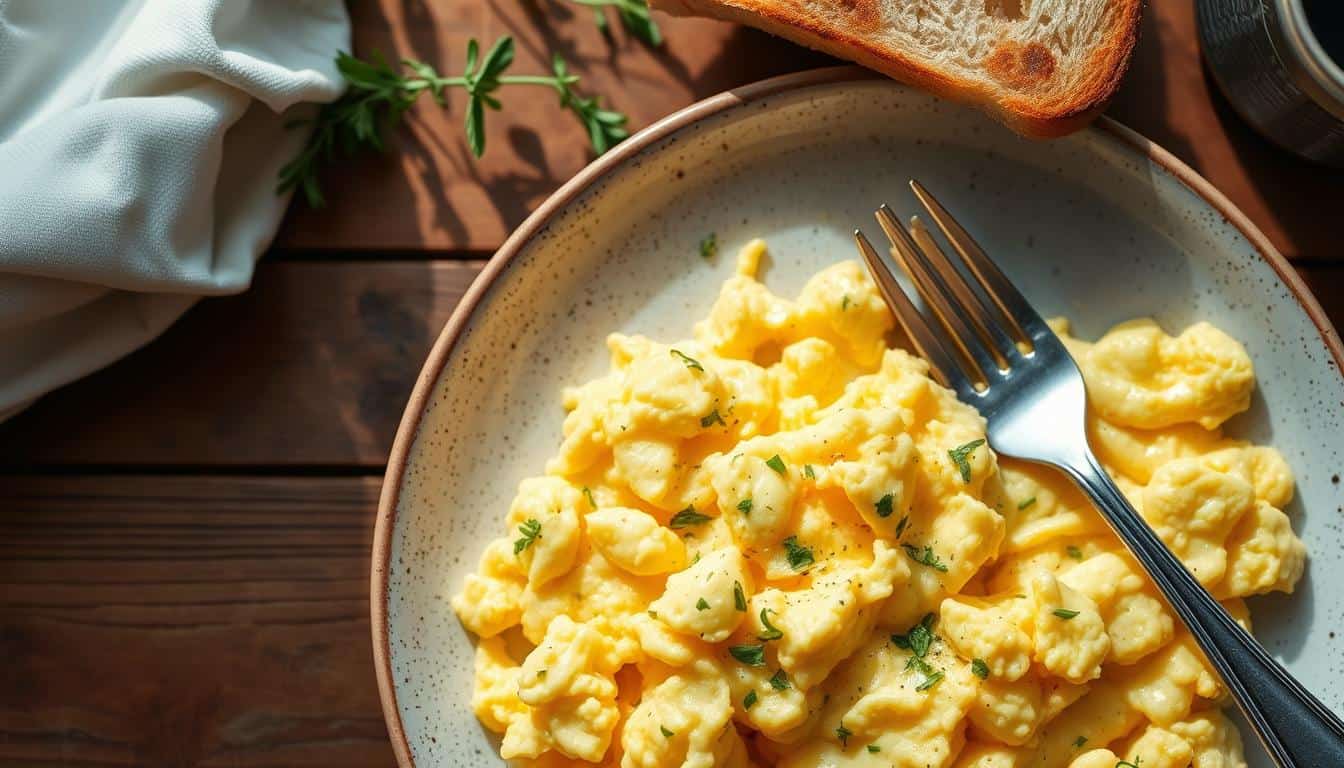 Extra Fluffy Scrambled Eggs Recipe