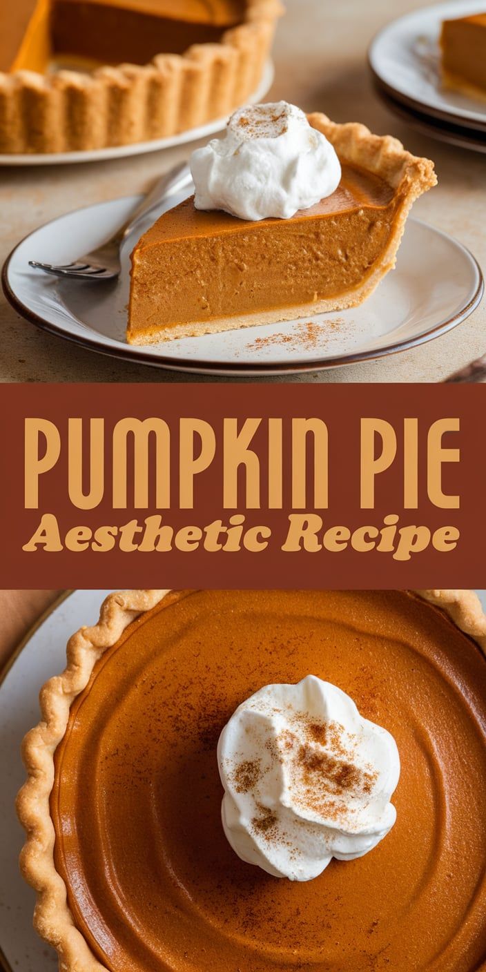 Pumpkin Pie Aesthetic Recipe